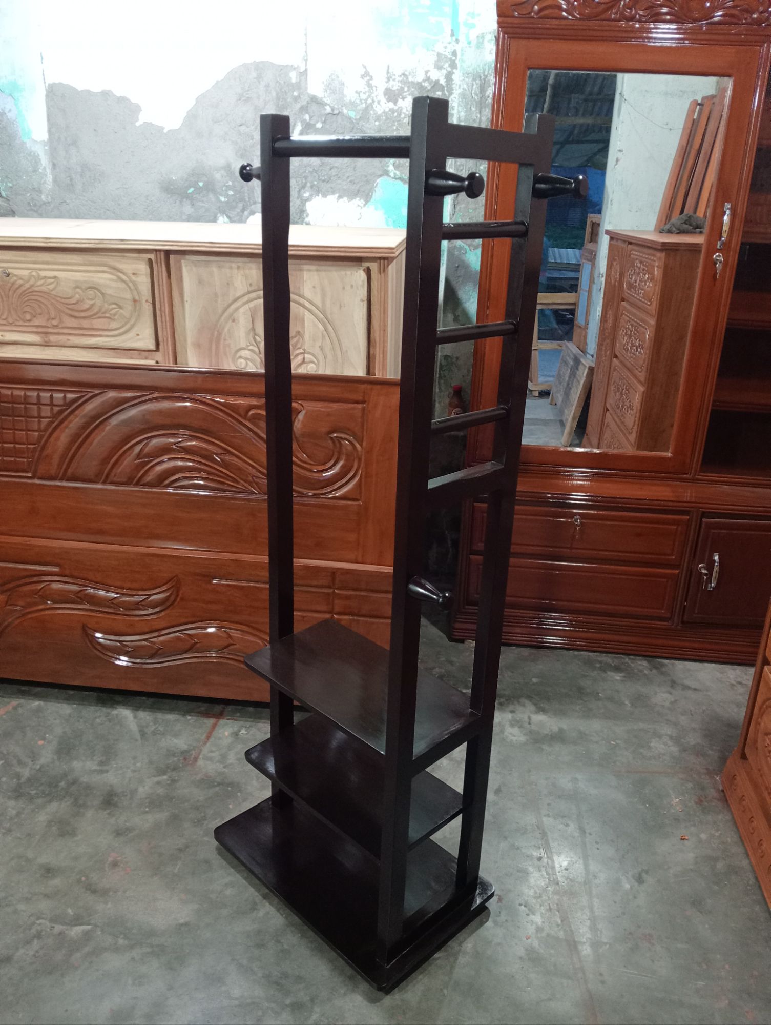 (RBE) WOODEN HANGER AlNA UPDATE MODEL 2024 (24×14×60 Inch) | Daraz.com.bd