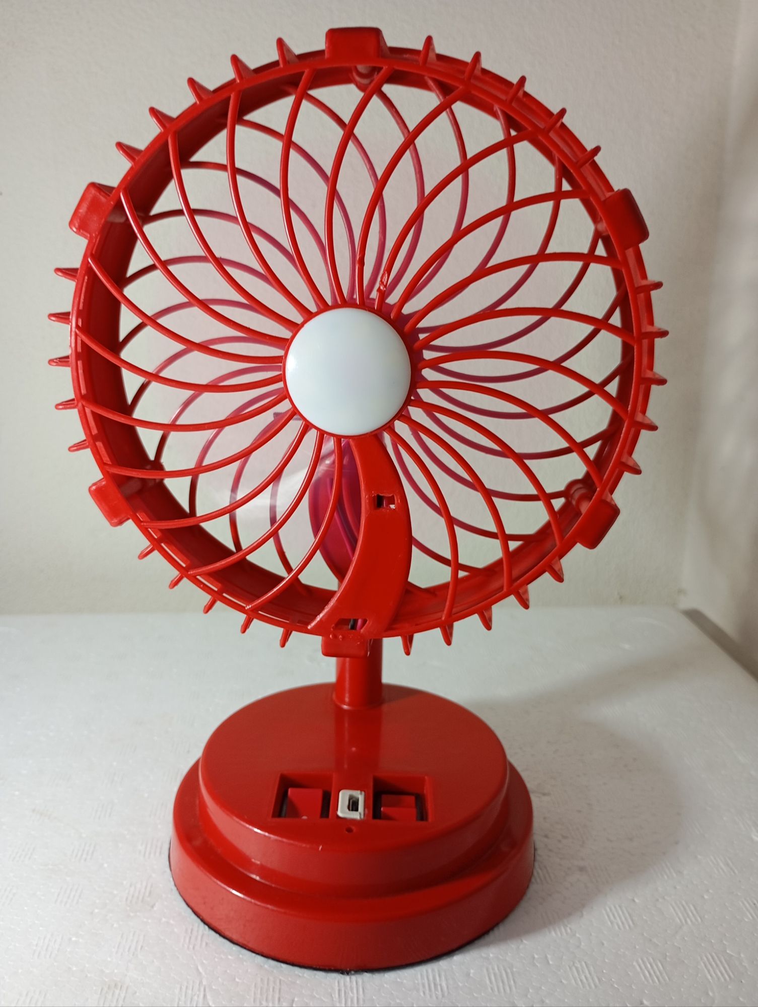 (Only body)Mini rechargable fan body plastic fan body Mini fan portable ...