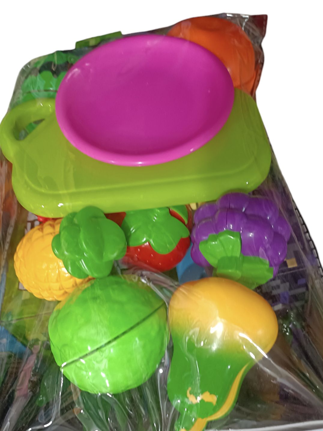 Pretend Play Plastic Food Toy Cutting Fruit Vegetable Food Pretend Play ...