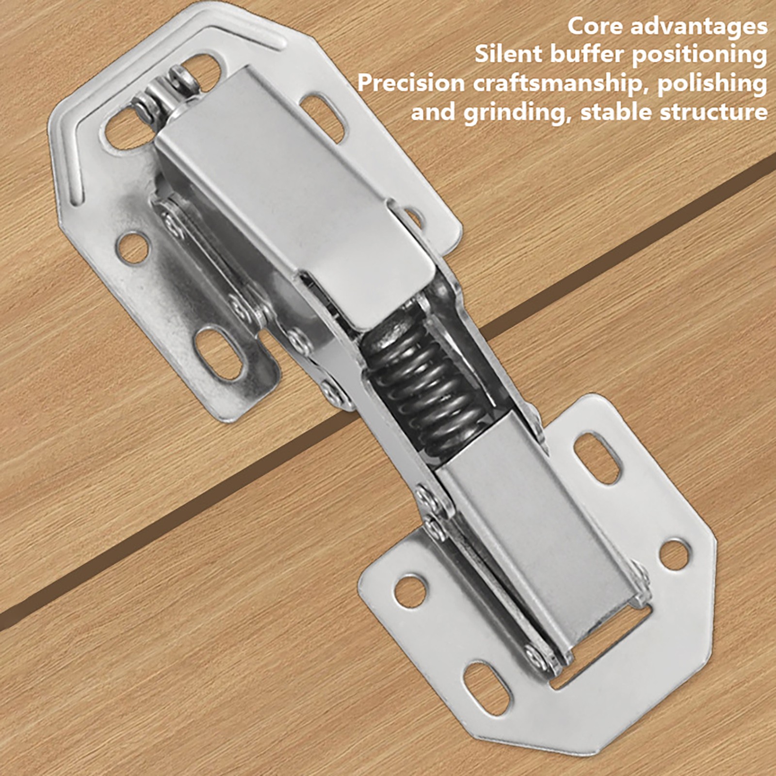 ‌Stainless Steel Frog Hinge 4 Inch Heavy Duty Buffered Hinge No Groove ...