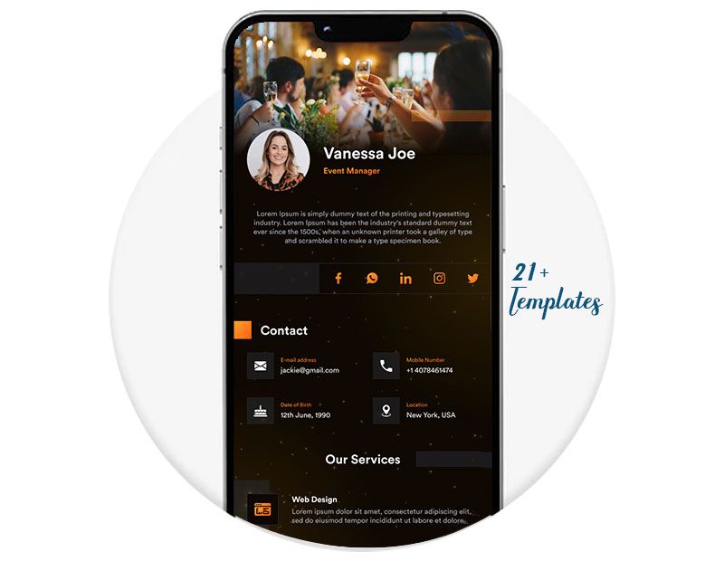 Digital NFC visiting card📸 | Daraz.com.bd