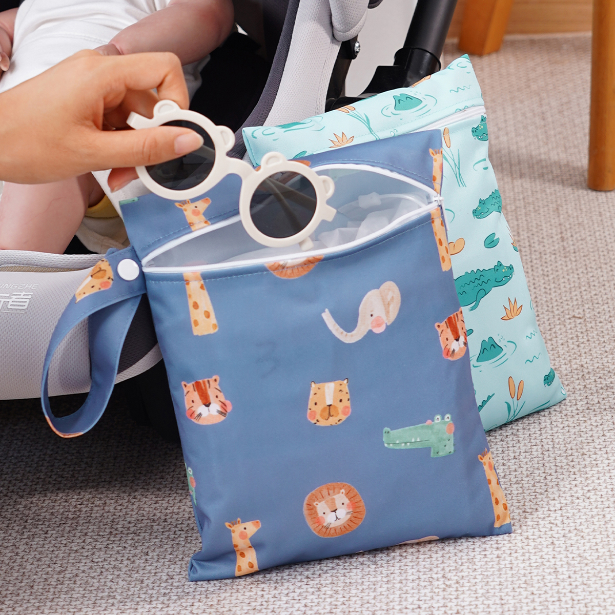 Elinfant 2pcs Waterproof Mini Storage Bag For Swimming,Beach&Gym,18 ...