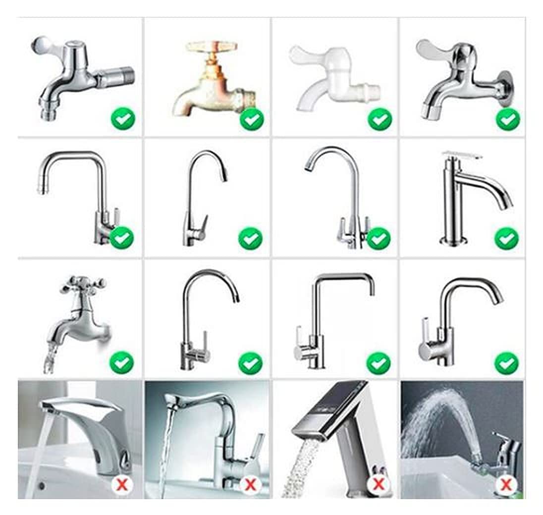 6-Layer Tap Water Filter 3Pcs Set – Splash Proof, Rotatable Faucet ...