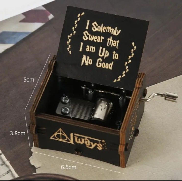 Wooden Hand Crank Queen Harry Potter Music Box | Daraz.com.bd