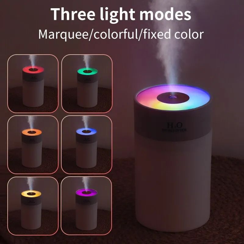 Luminous RGB Humidifier Household Desktop Small Water Supplement Spray ...