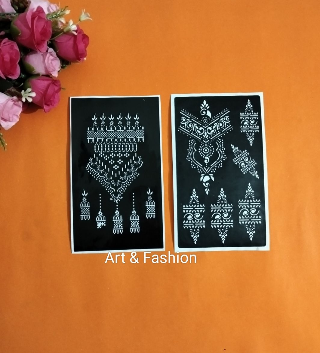 Henna Design Sticker | Daraz.com.bd