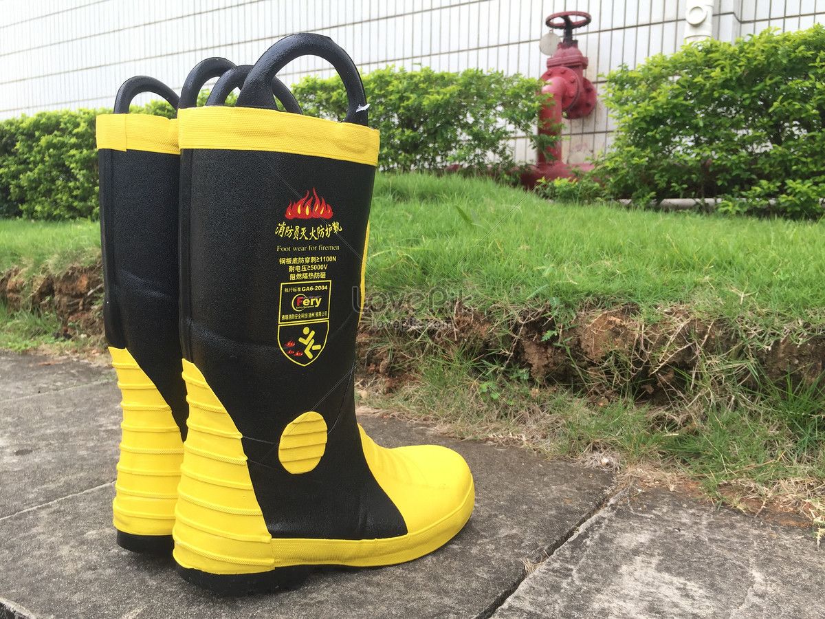 Fireproof Fire Fighting Safety Boots, High Temperature Resistant ...