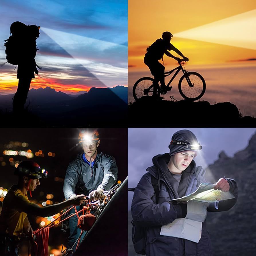 Rechargeable Led Headlight Dual Light Zoom Headlamp for using in OT ...