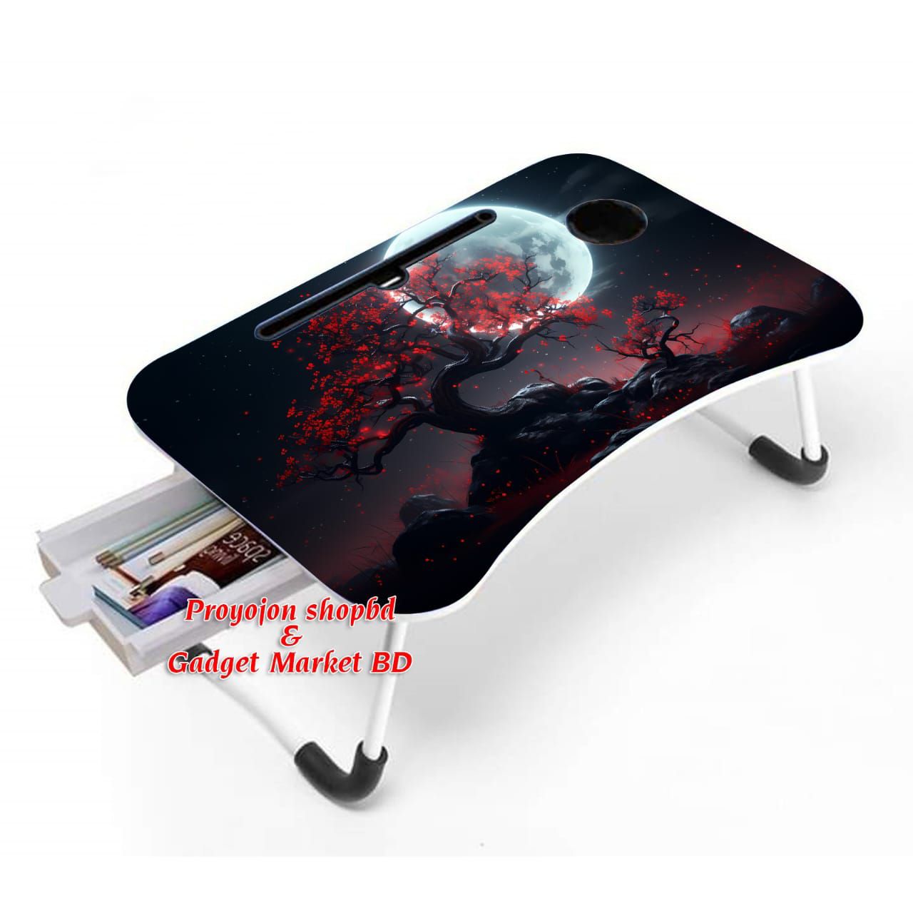 " Multi-function and Removable Stand Folding Computer Laptop Desk Small ...