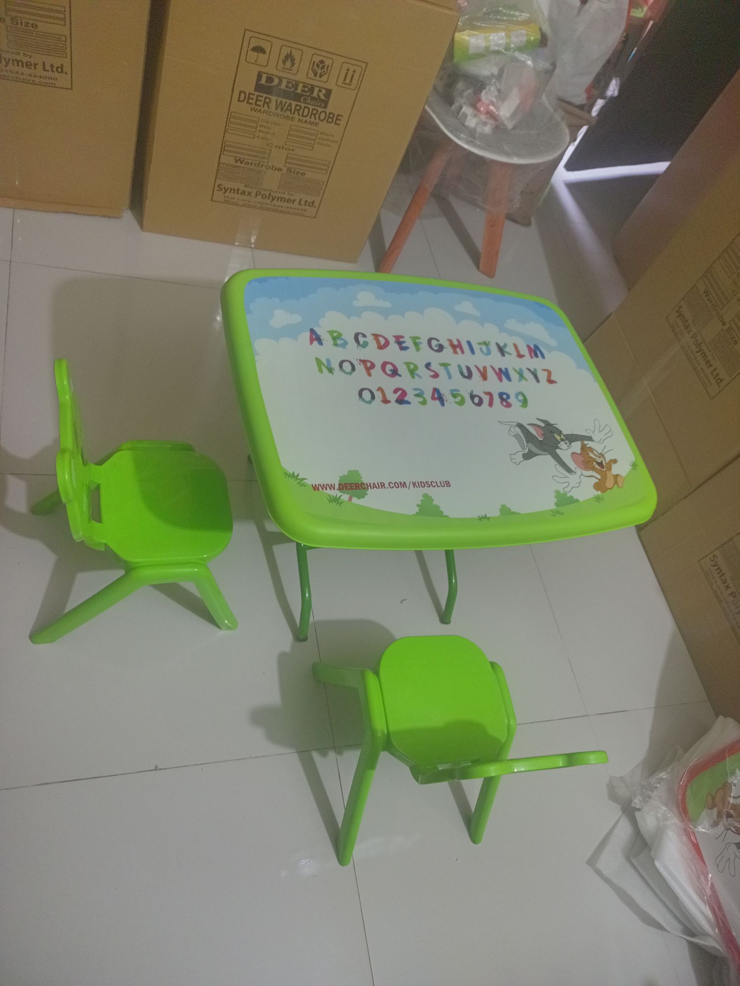 baby Readings Table With chair Combo Offer/ SS Reading Table/Plastic ...