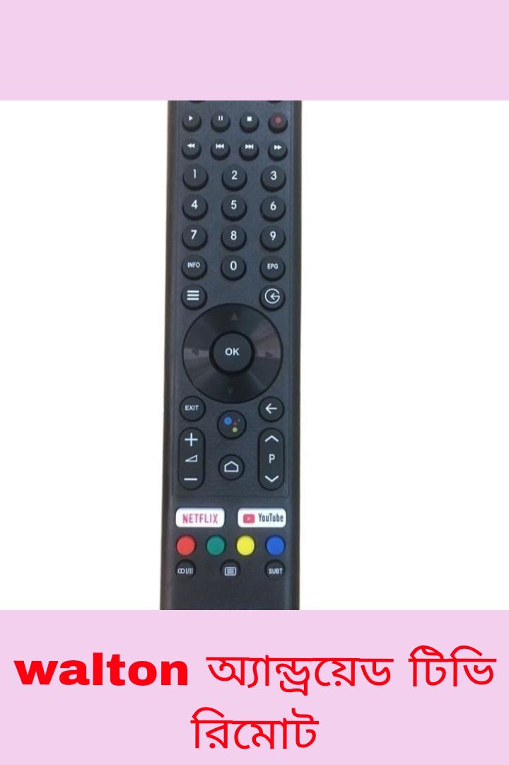 WALTON Android Led Tv Remote | Daraz.com.bd