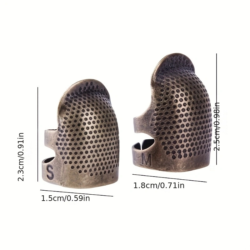 Household Sewing Tools Accessories Retro Thimble Needles Finger ...