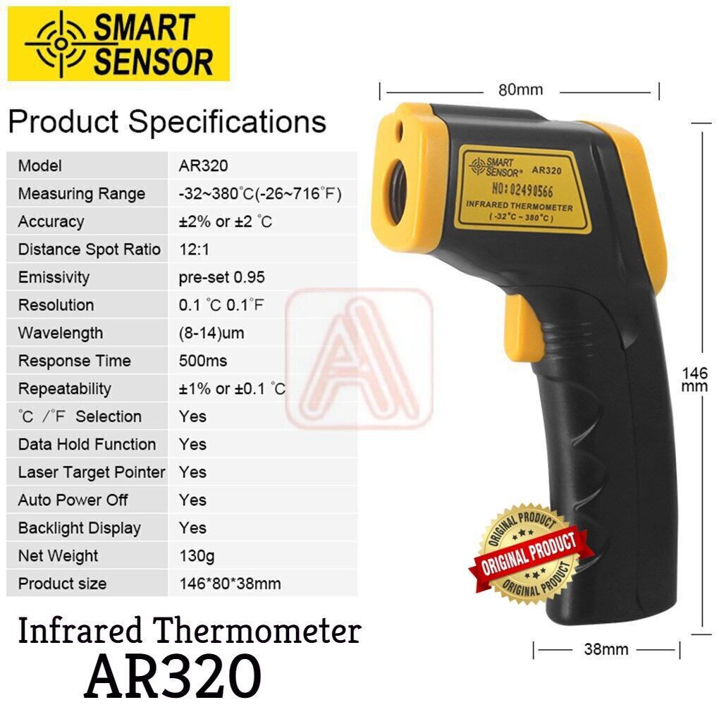 Smart Sensor Infrared Thermometer AR320 | Daraz.com.bd