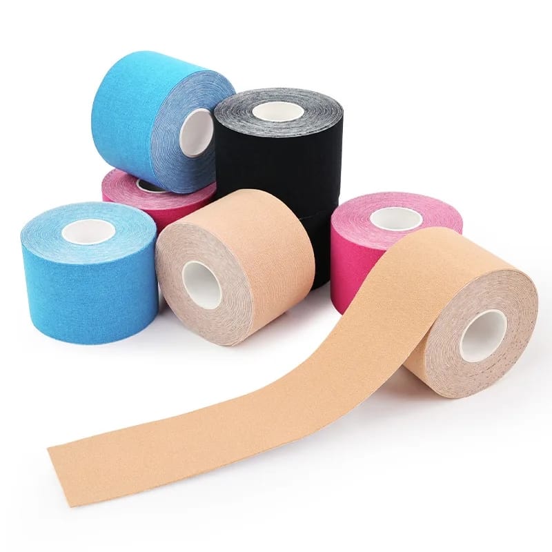 Kinesiology Tape Muscle Bandage Sports Cotton Elastic Adhesive Strain ...