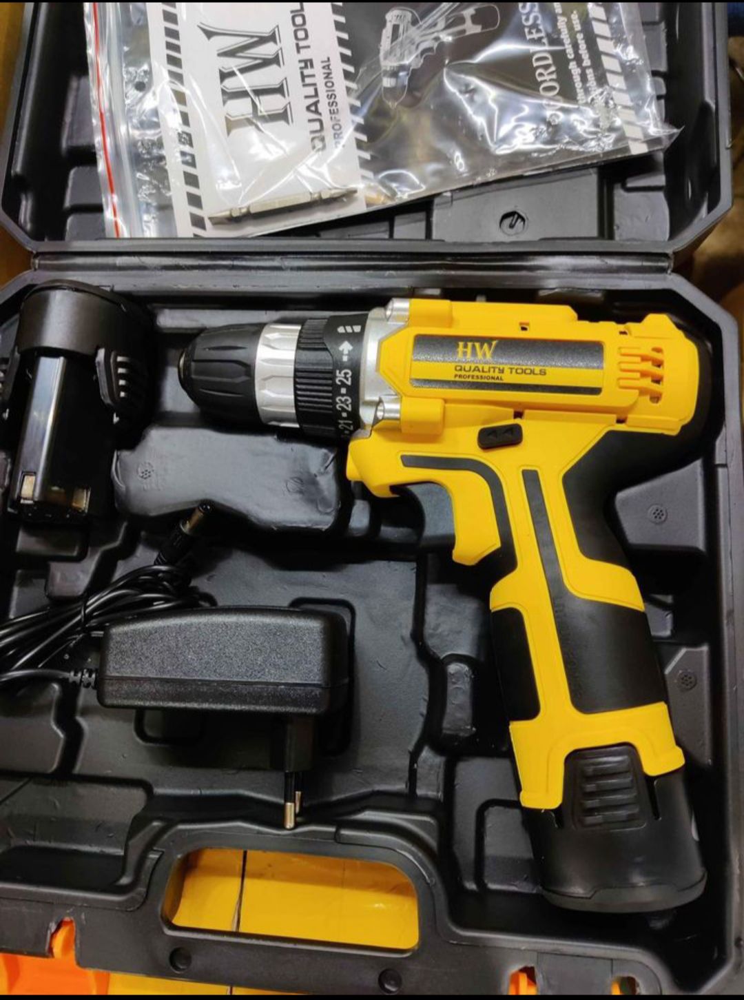 HW 12 VOLT CORDLESS DRILL MACHINE | Daraz.com.bd