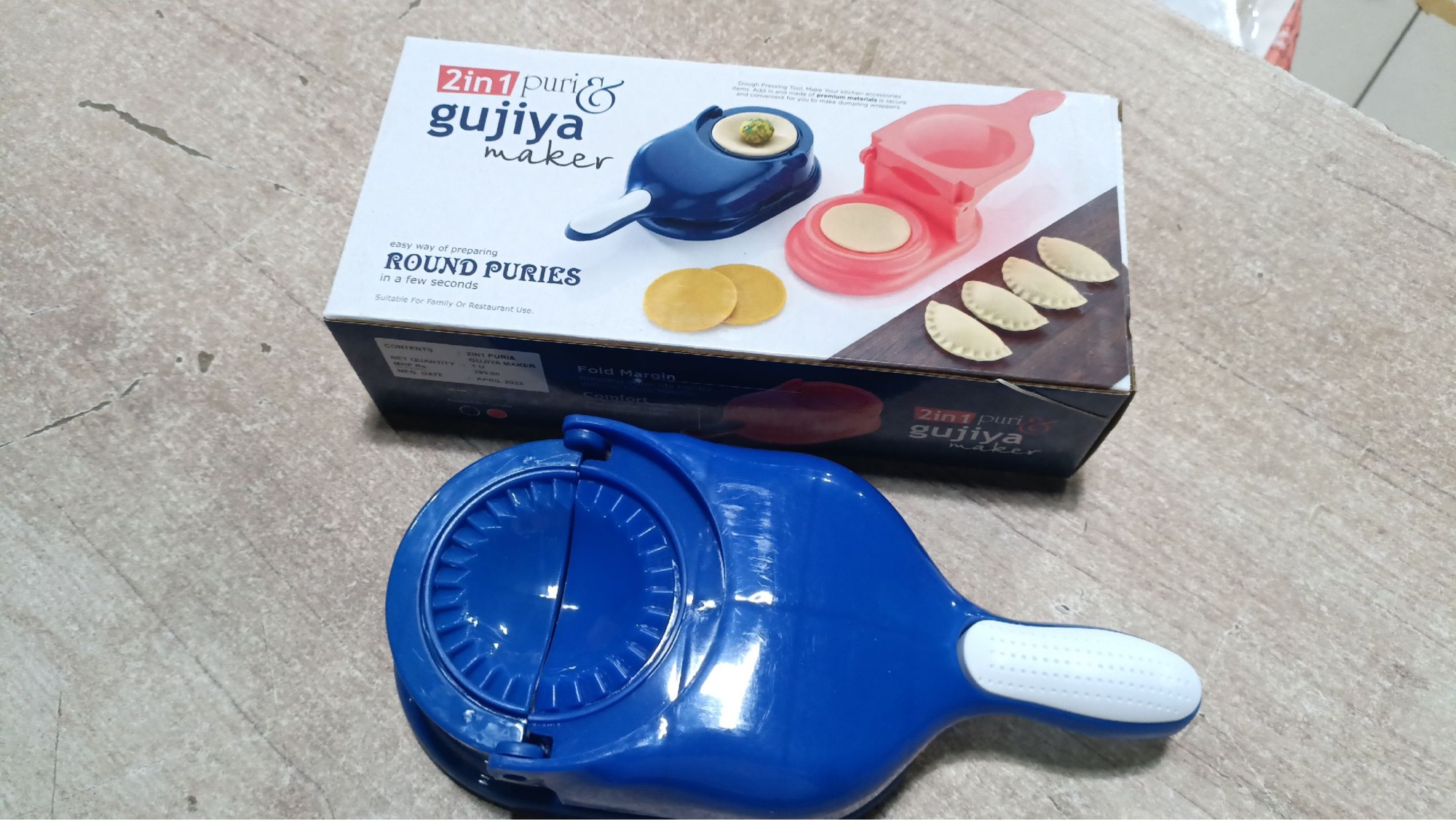 Puri&Gujiya Maker 2in1 Easy Way of preparing Round Puris In Few Second ...