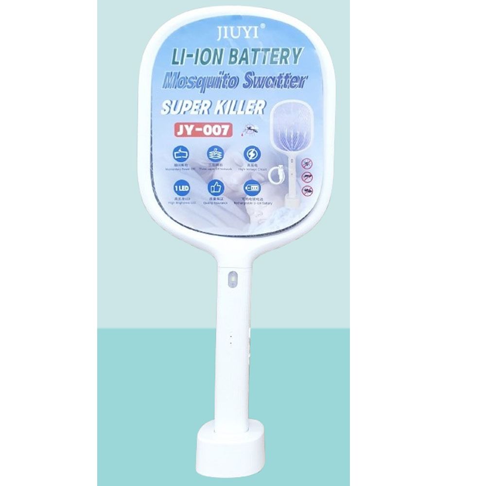 Super Killer Electric Mosquito Rechargeable Bat with Lure Light Insect ...