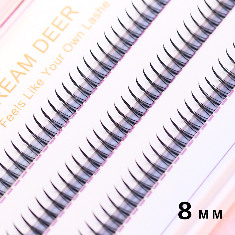 Dream Deer A/M Type A False Eyelashes 8-12mm Mix Fake Lashes Natural ...