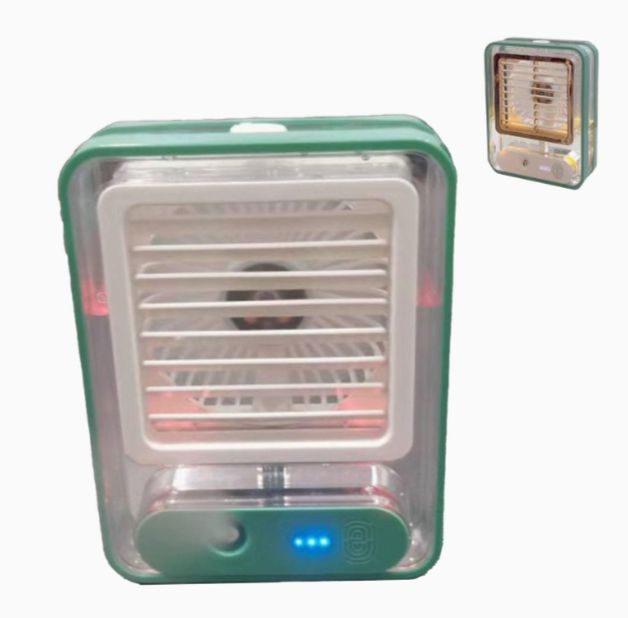 Rechargeable Air conditioner Cooling Fan Small Desktop Fan with Nano ...