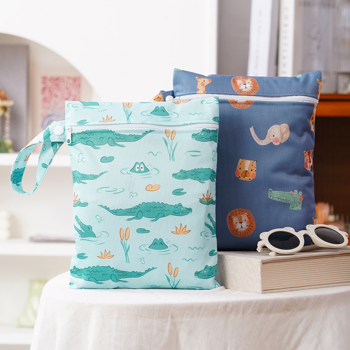 Elinfant 2pcs Waterproof Mini Storage Bag For Swimming,Beach&Gym,18 ...