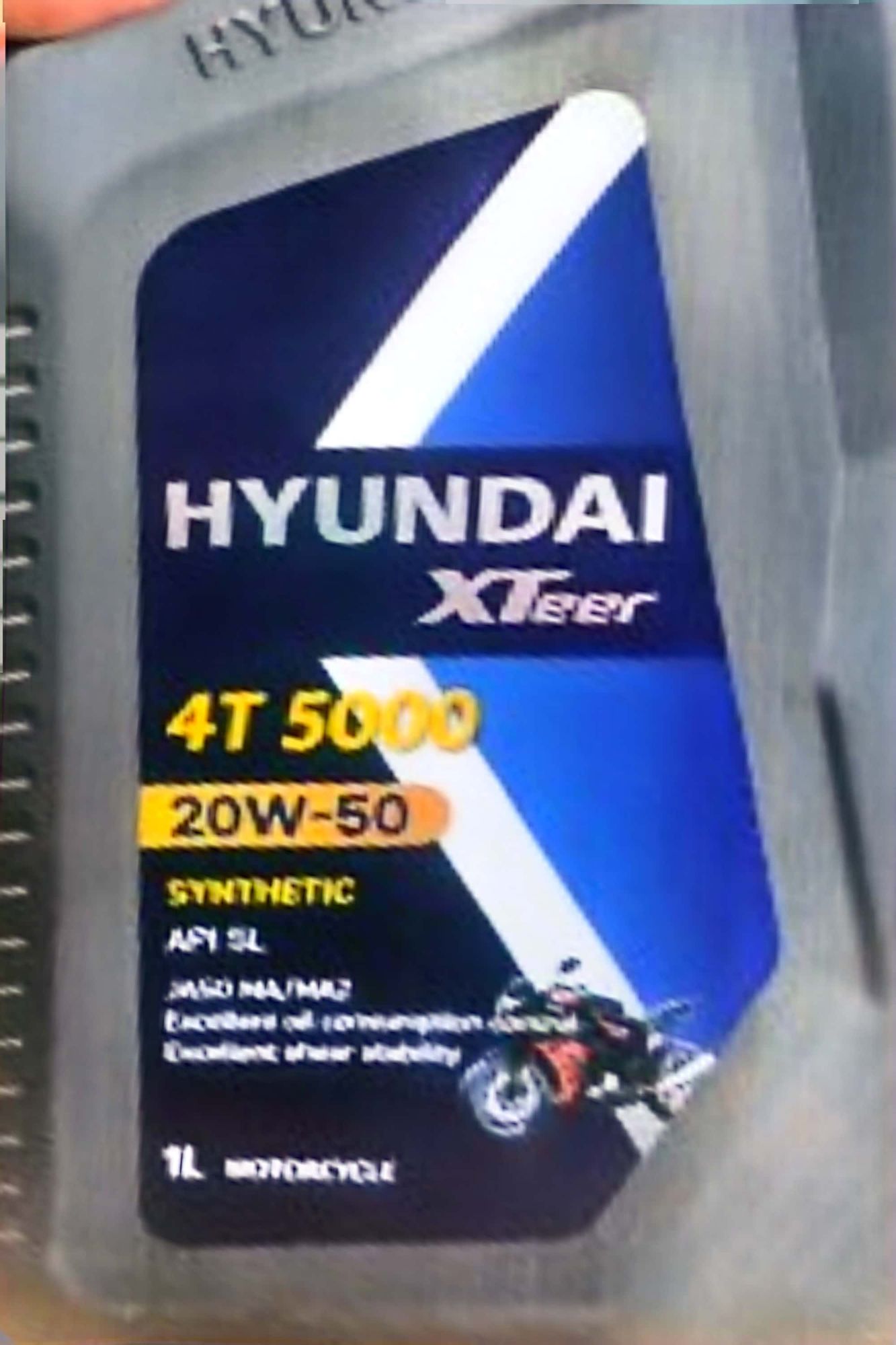 Hyundai Xteer 20W-50 or 10W - 40 Synthetic engine oil Made in korea (1 ...