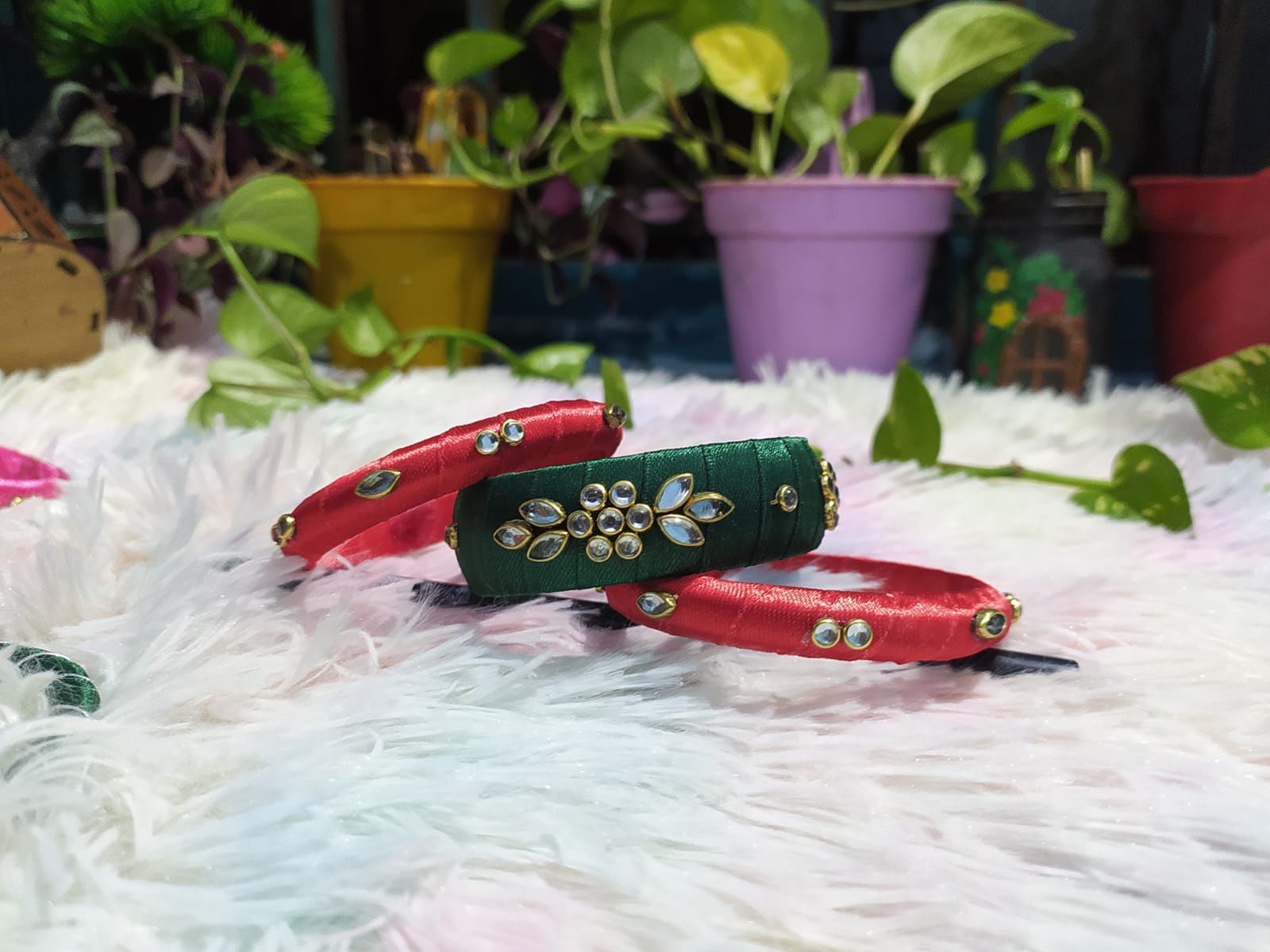 Hand-made churi for girls