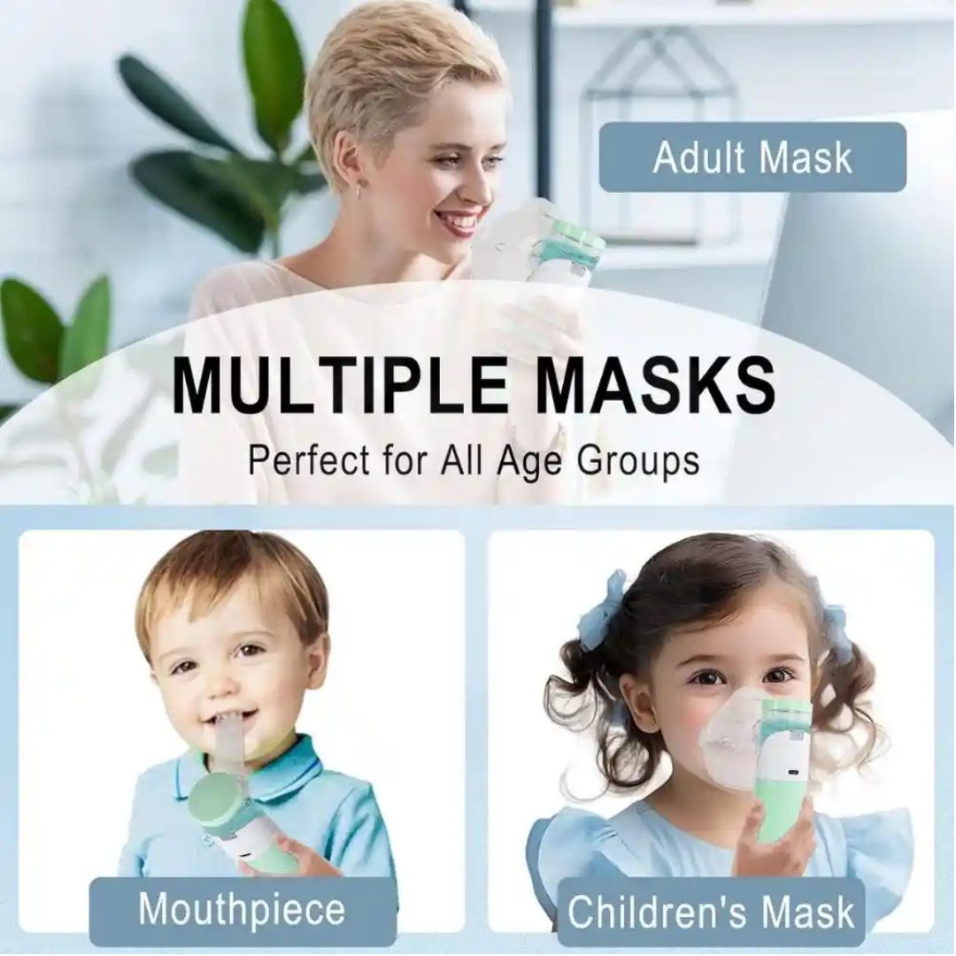 Portable Family Mesh Nebulizer JSL-W303 Light Hand Nebulizer Low Noise ...