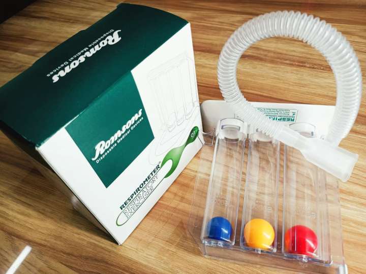 3 Ball Spirometer Respiratory Lung Exerciser - Improve Your Lung ...