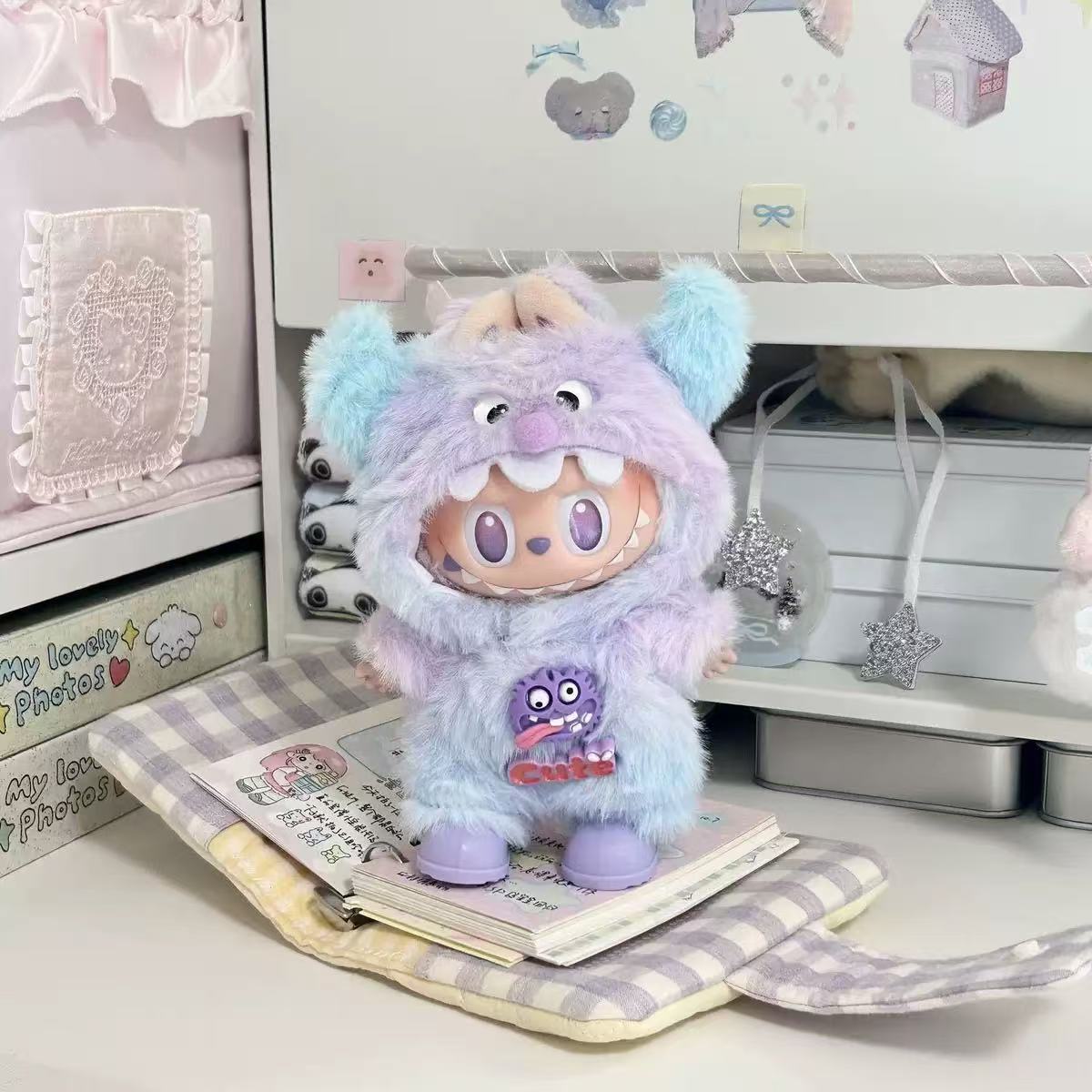 New 17cm Labubu Costume Cosplay Changeable Handmade Frog and Pig Plush ...
