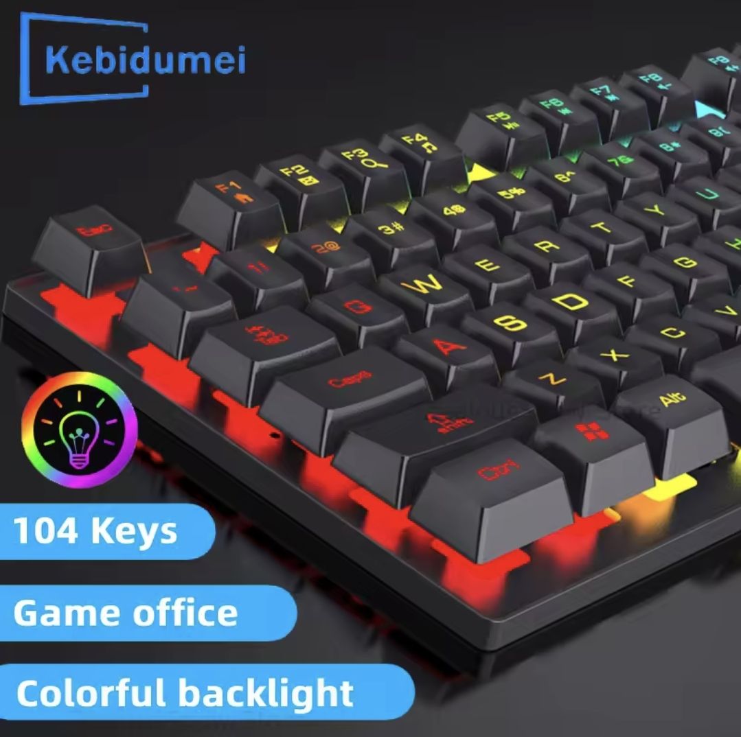 T-Wolf Wired Rgb Gaming Keyboard T20