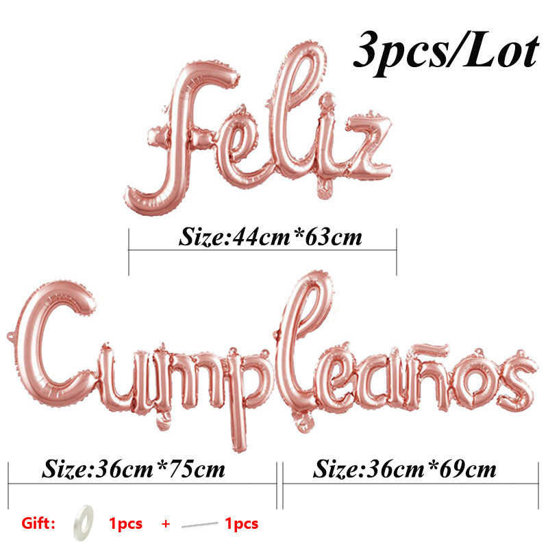 Spanish Happy Birthday Letters Balloons Lowercase Conjoined Alphabet ...