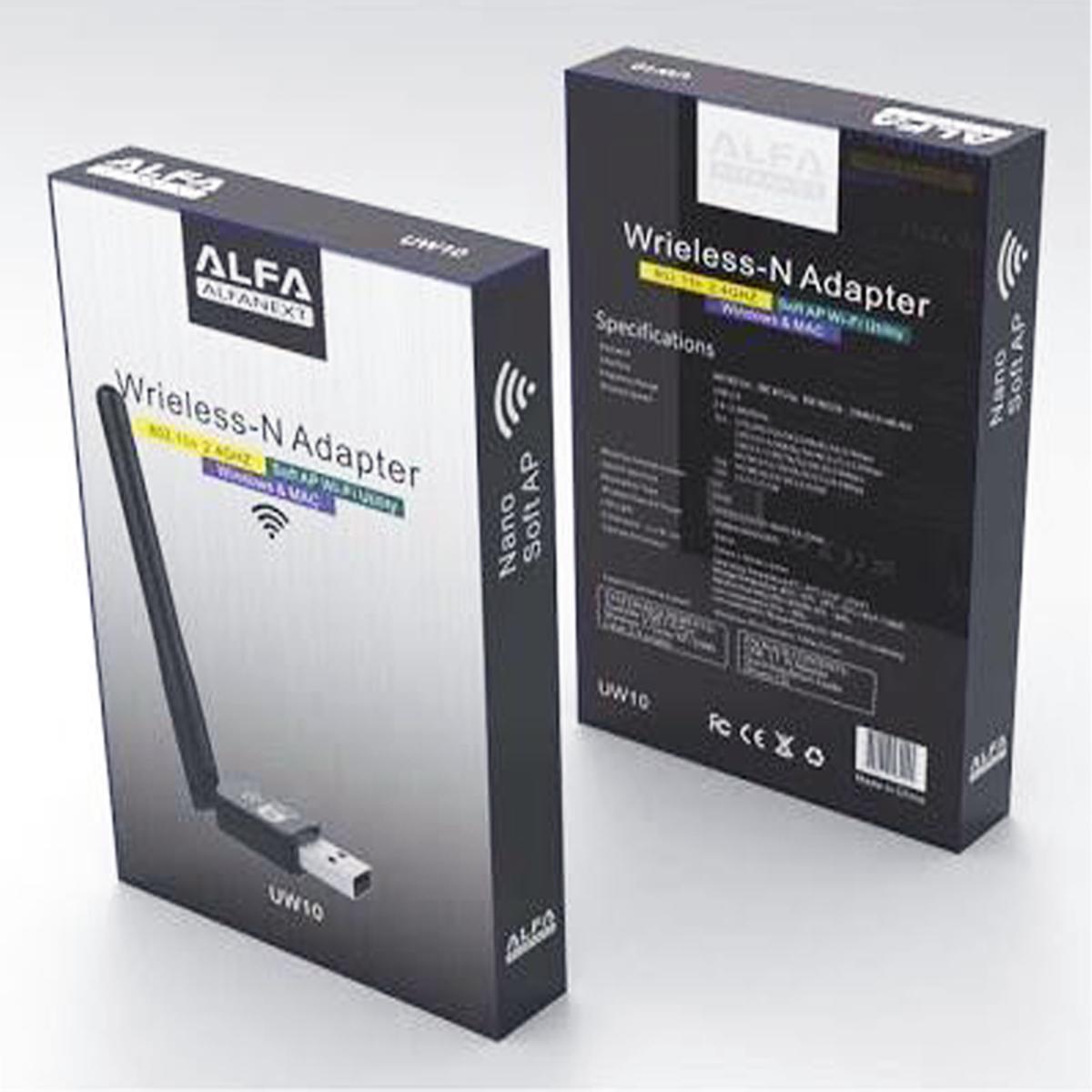 Alfa Net WiFi Fixed 3DBi Antenna Wireless-N USB Adapter | Daraz.com.bd