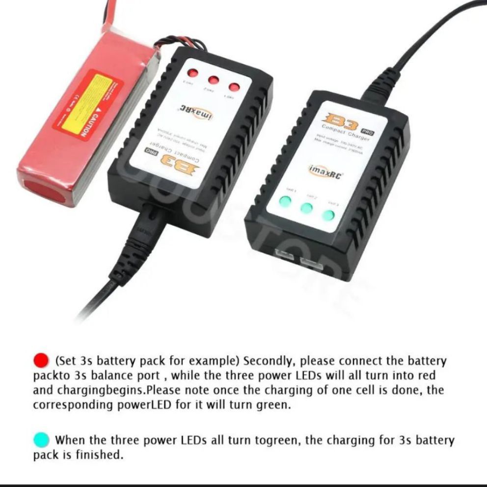 IMAX B3 Pro 7.4v 11.1v Li-polymer 1.5A Balance Compact Lipo Battery ...