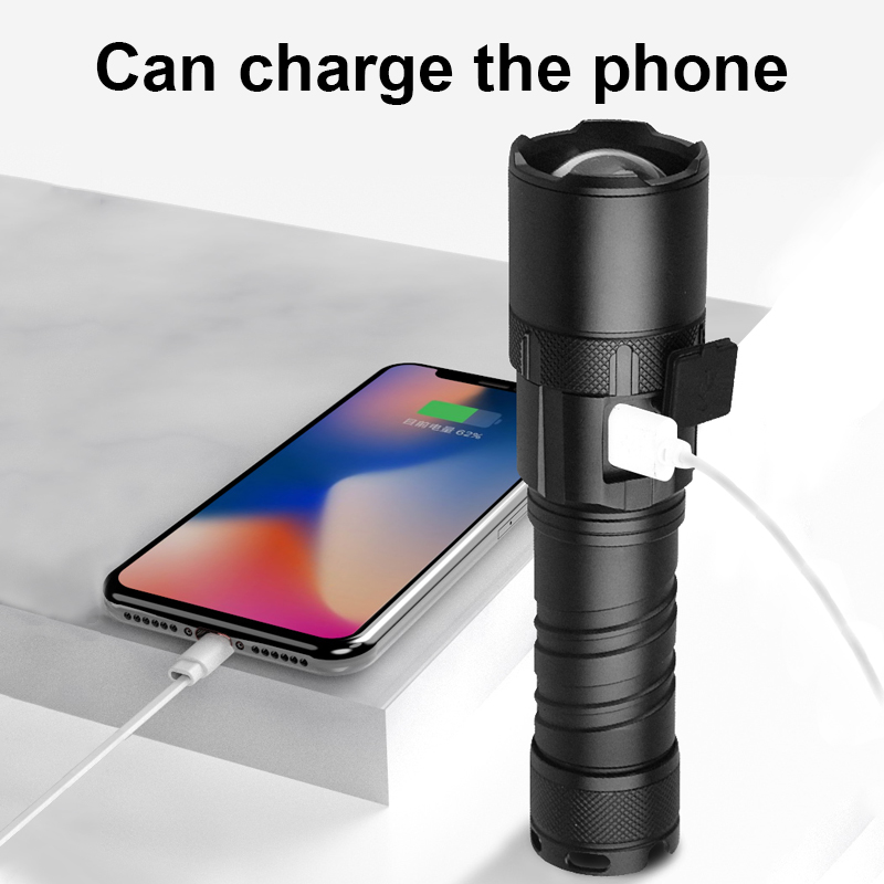 Super Xhp199 Most Powerful Led Flashlight Rechargeable Led Torch Light