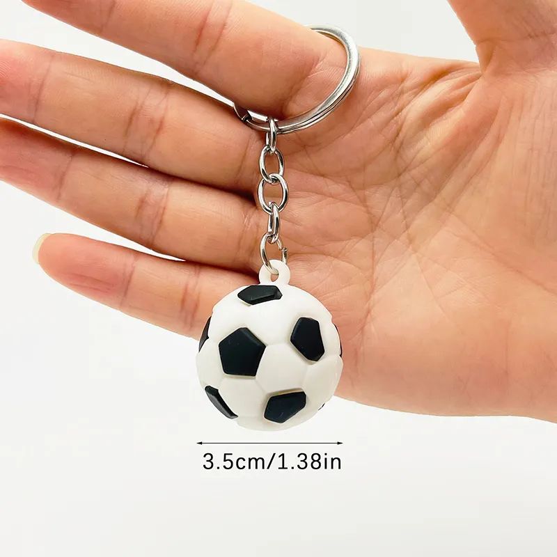 Mini Football Keychain / Soccer Ball Keychain – Sports Key Ring for ...