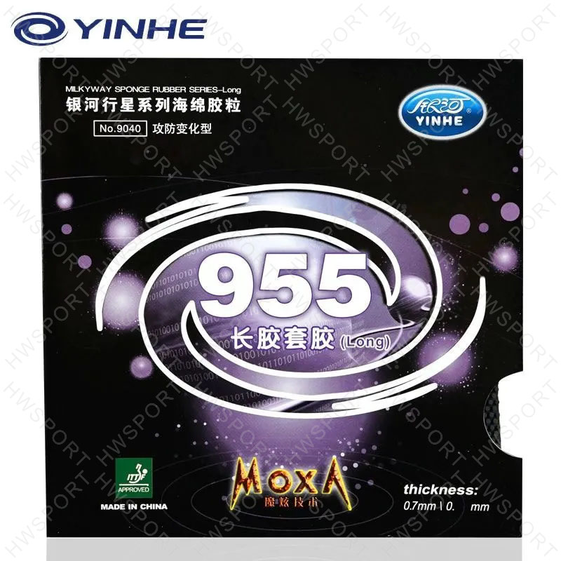 YINHE 955 Table Tennis Rubber Long Pimples Anti-spin Ping Pong Rubber ...