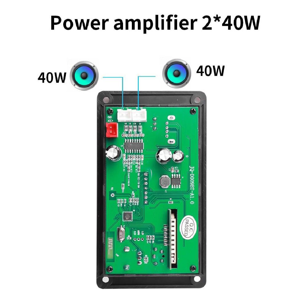Bluetooth Amplifier MP3 Player USB SD Card Decoder Board Bluetooth 5.0 ...