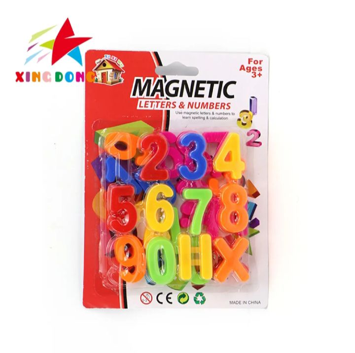 Magnetic Letters Numbers Symbols Toy ABC 123 abc Magnetic Alphabet Kids ...