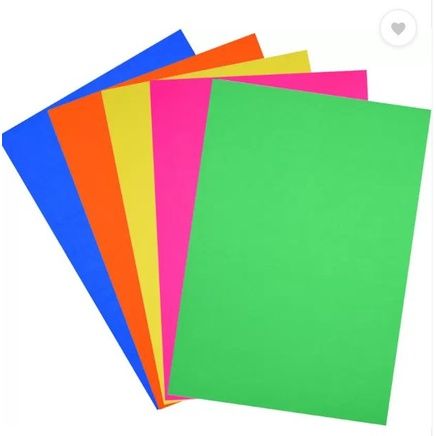 A4 size color paper (80 pcs) | Daraz.com.bd