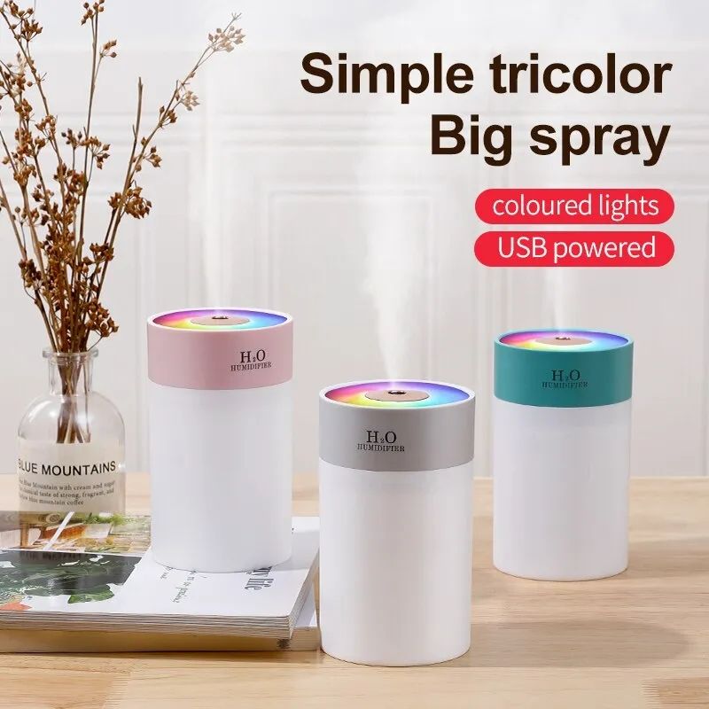 Luminous RGB Humidifier Household Desktop Small Water Supplement Spray ...