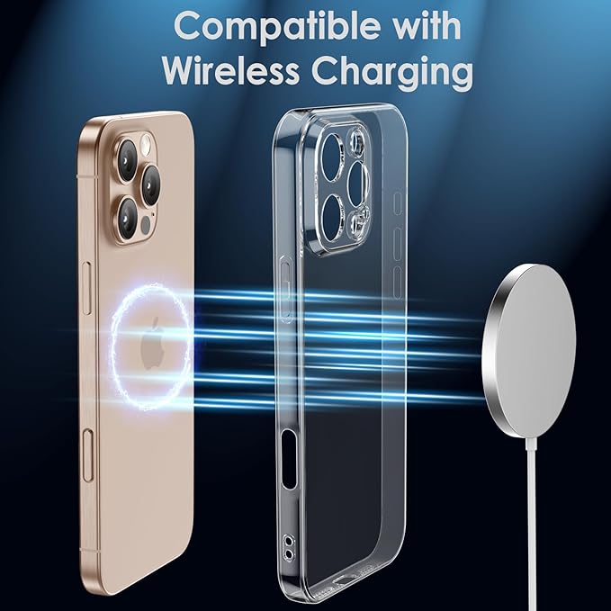 Iphone 16 Pro Max Flexible Clear Transparent Soft Tpu Back Case Cover