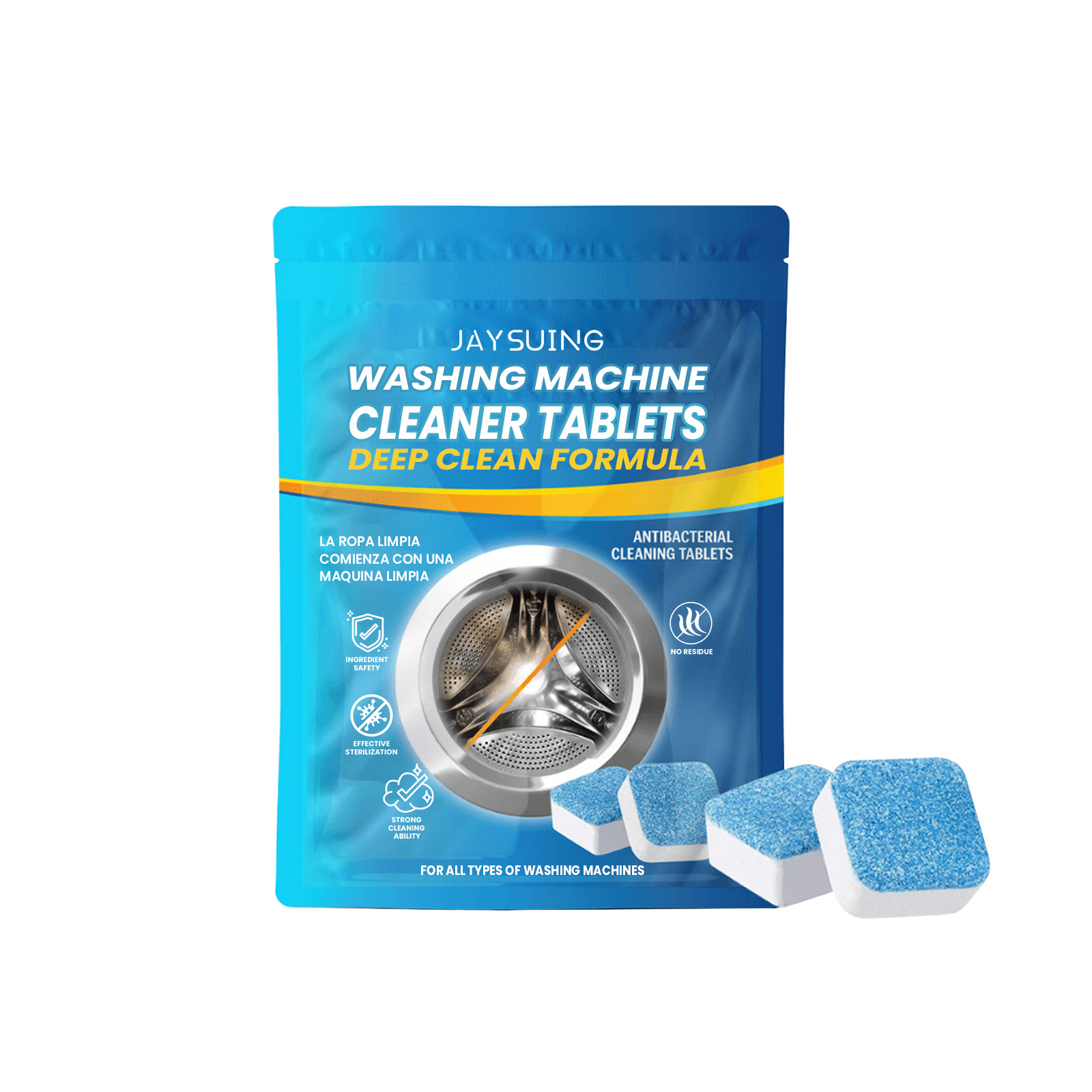 Washing Machine Cleaning Tablet Descaling Deodorant Remove Stubborn ...