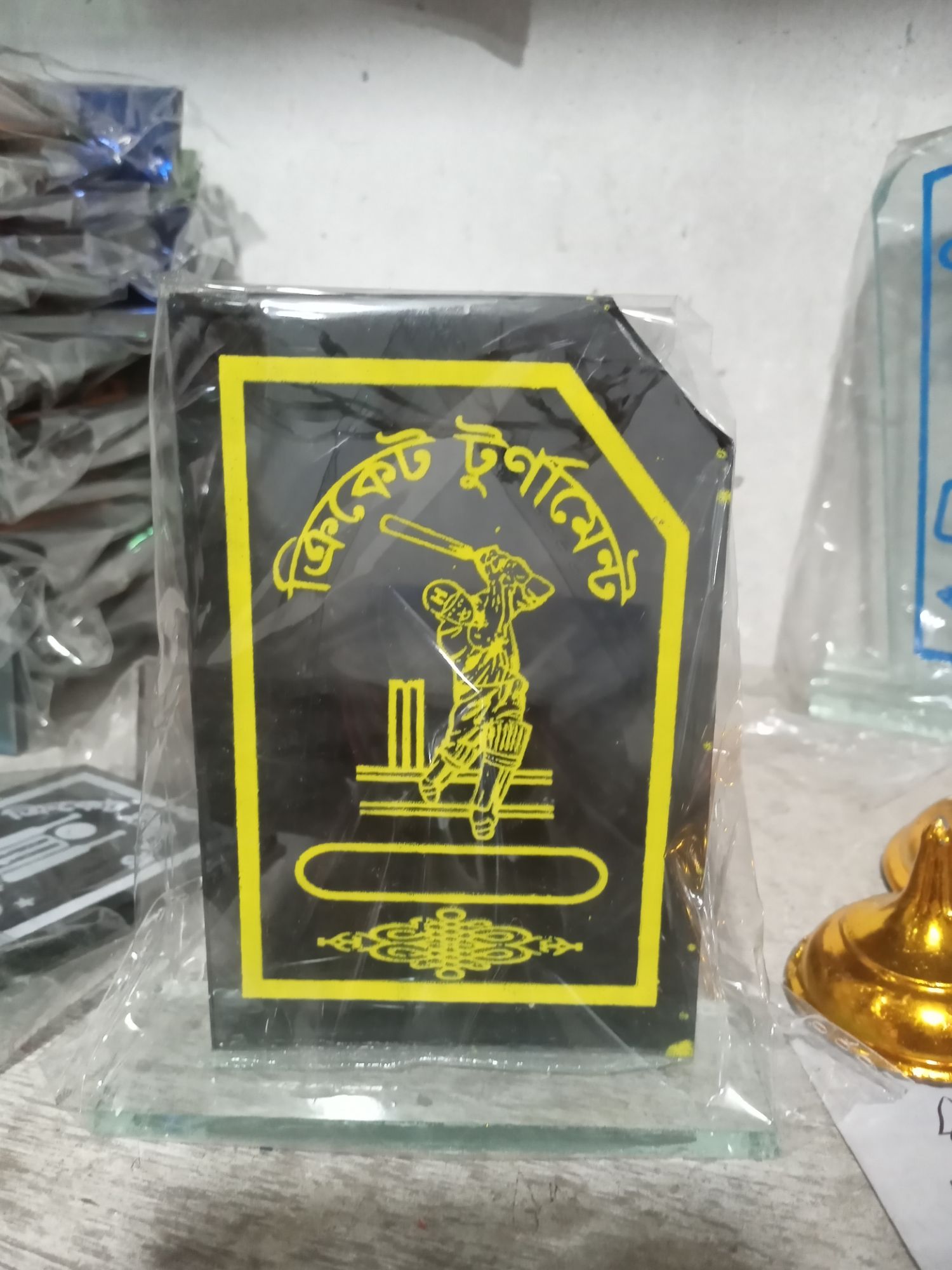 Cricket tournament mini crest , 5" inch -1pcs | Daraz.com.bd