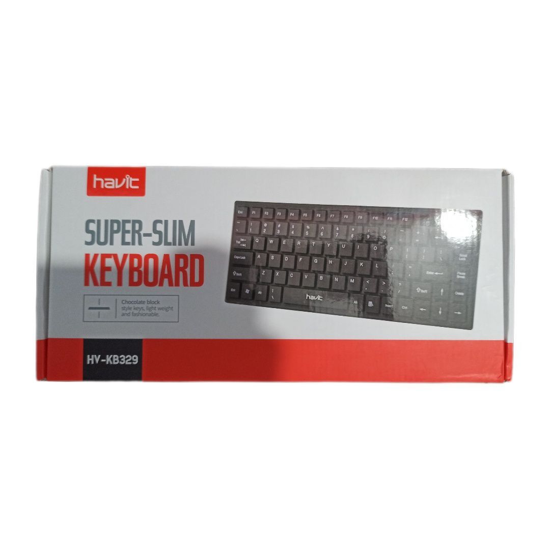 HAVIT KB329 Super Slim Mini USB Wired Keyboard | Daraz.com.bd