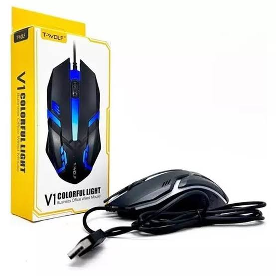 T-Wolf V1 colorful Gaming Mouse , high quality Gaming mouse | Daraz.com.bd