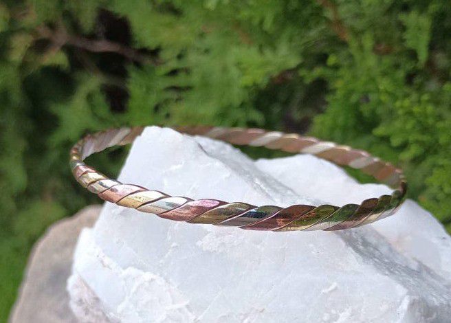 Ashta Dhatu Char Life Dhaham Color Regular Use Ashta Dhatu Ring Bangles ...