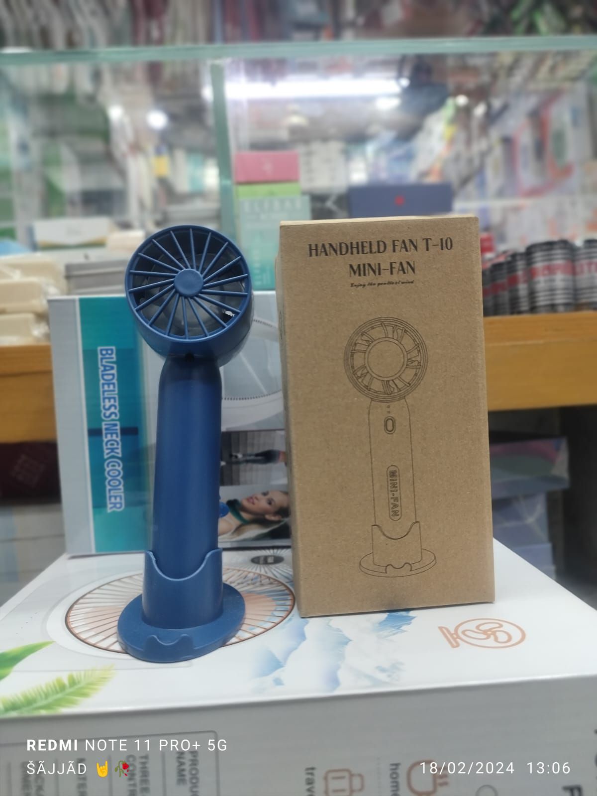 T-10 Mini Fan Portable fan Handheld Fan Charging Mini Fan | Daraz.com.bd