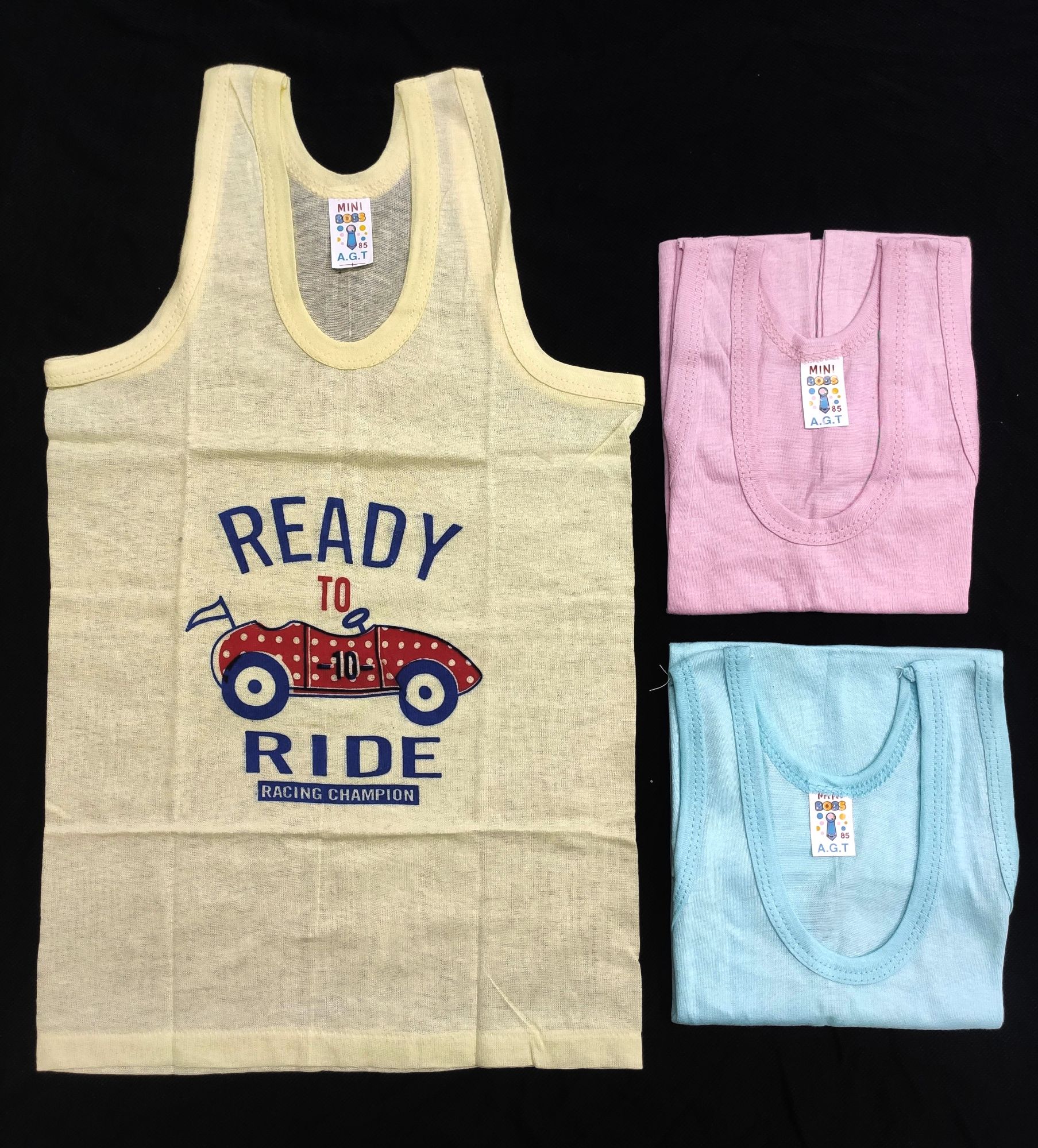 6 pcs SO Comfortable Child Baby Sando Ganji Combo premium Quality kids ...