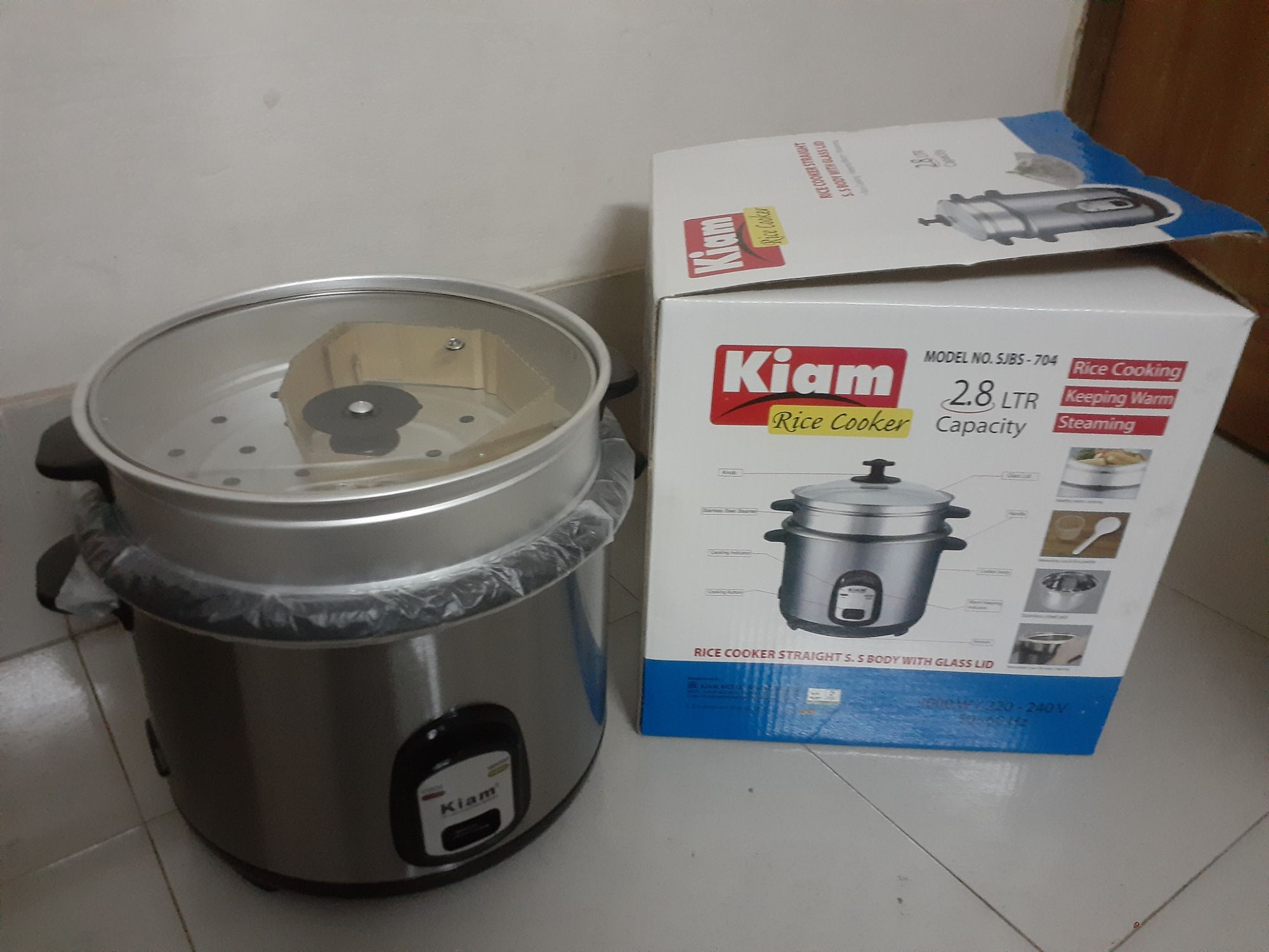 kiam rice cooker 2.8 ltr double pot | Daraz.com.bd