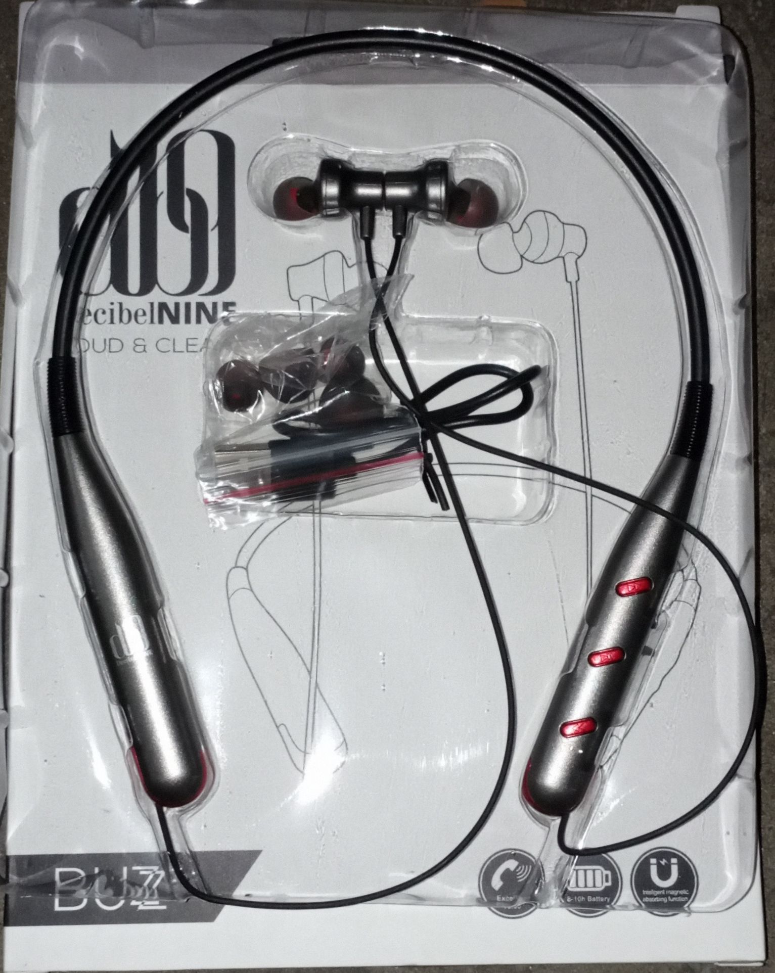 Buzz life bluetooth earbud neckband best for calling and music ...